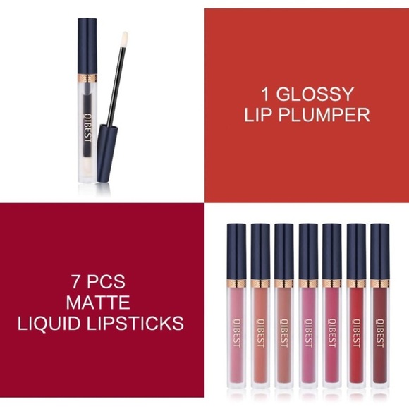 Oibest | Makeup | Omg Amazing 8 Piece Pro Lipstick Set With Plumper ...